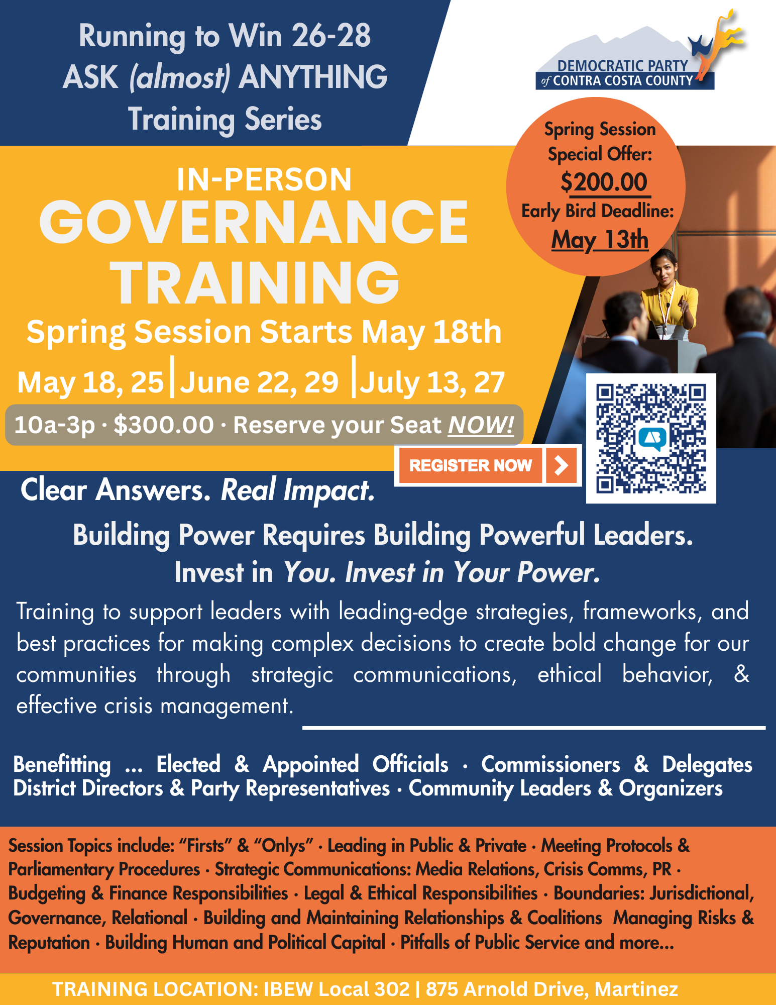 Running to Win 26-28: Governance Training ~ Democratic Party of Contra ...